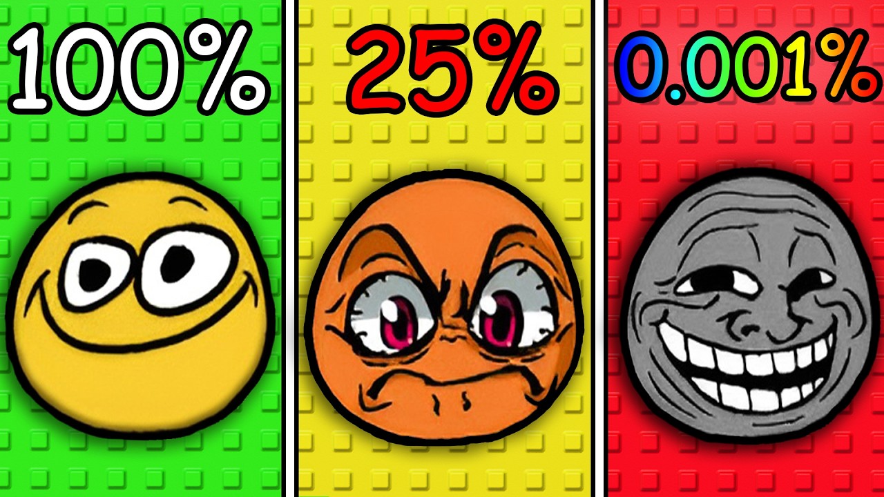 unlocking the RAREST Smileys in Roblox...