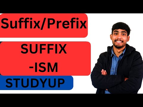 Learn the suffix -ism