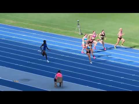 Ht3. 100m Women, Sally Pearson Shield, QSAC 9 March 2024