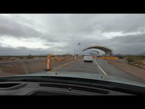 Christmas Eve Reopening of Inland U.S. Border Patrol Checkpoint Paper Check & K9 Sniff, GX010163