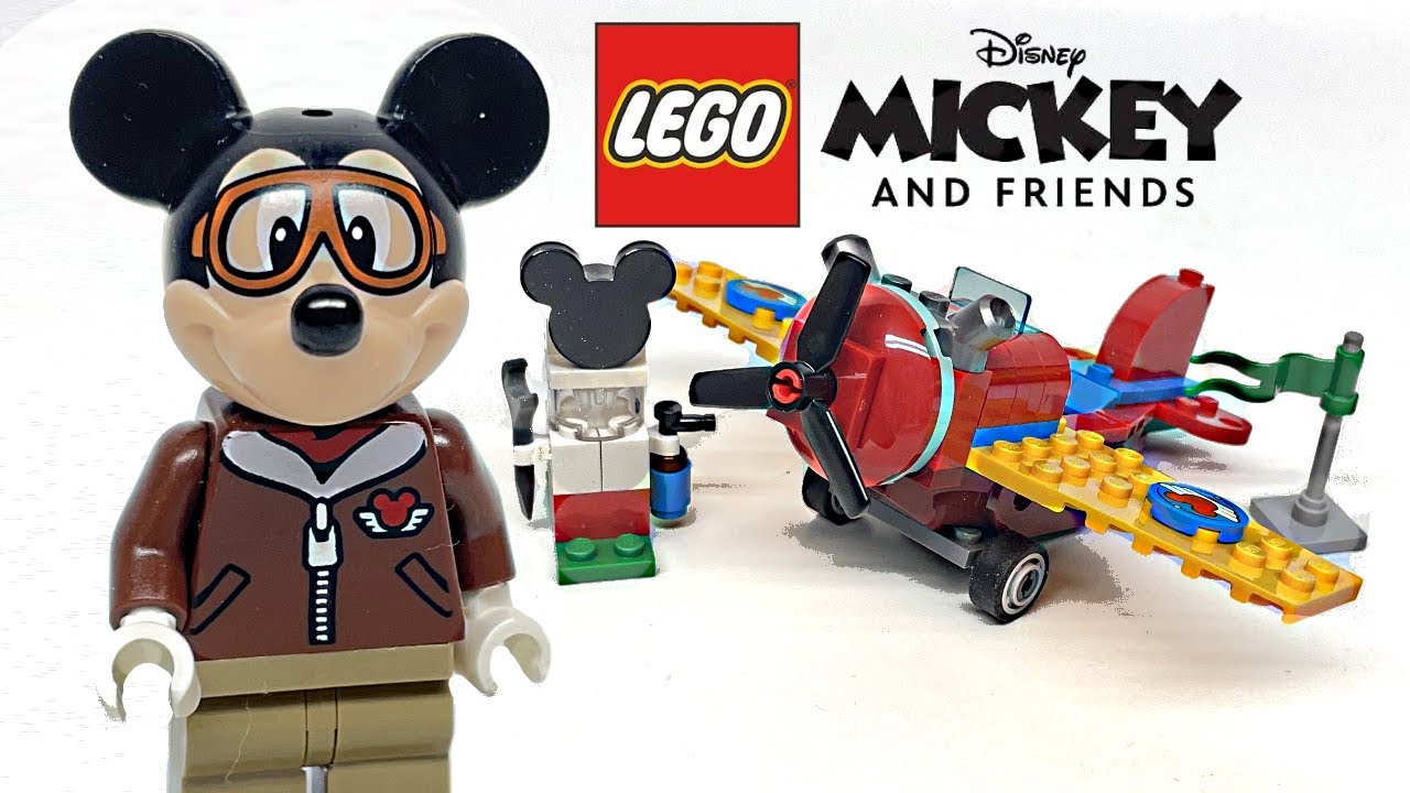 LEGO Mickey and Friends Propeller Plane review! 2021 set 10772!