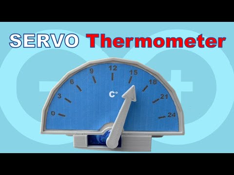 Temperature-Controlled Servo Motor with LM35 and Arduino