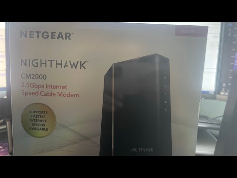 Unboxing Netgear Nighthawk CM2000