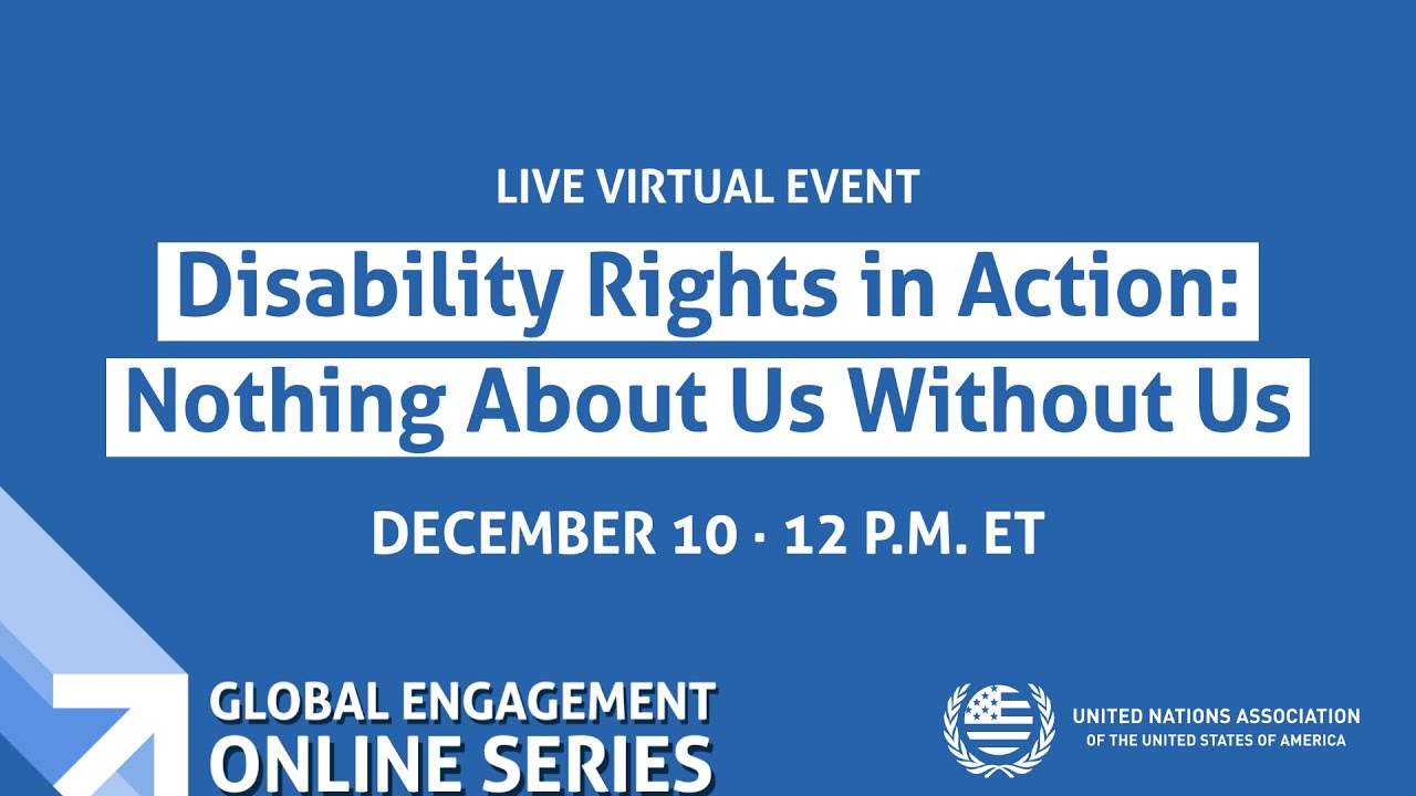 Disability Rights in Action: Nothing About Us Without Us