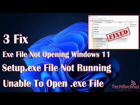 Windows 11 Setup.exe File Not Running Or Not Opening - 3 Fix How To | Видео