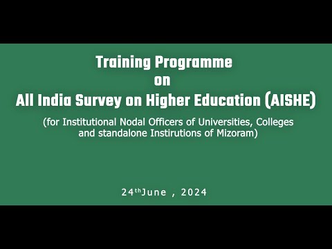 All India Survey on Higher Education (AISHE)