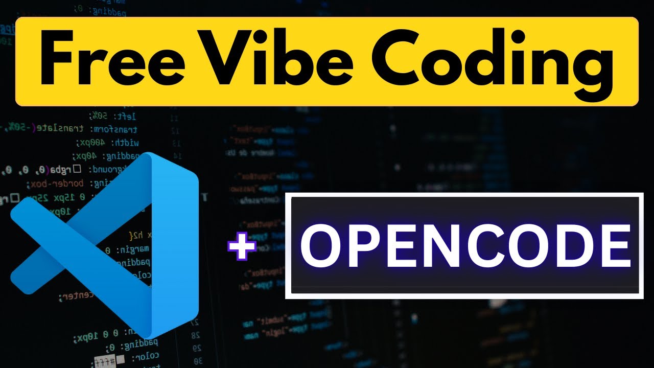 Vibe Coding in VS Code for Free Using OpenCode (Full Setup)
