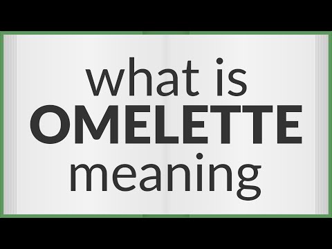 Omelette | meaning of Omelette