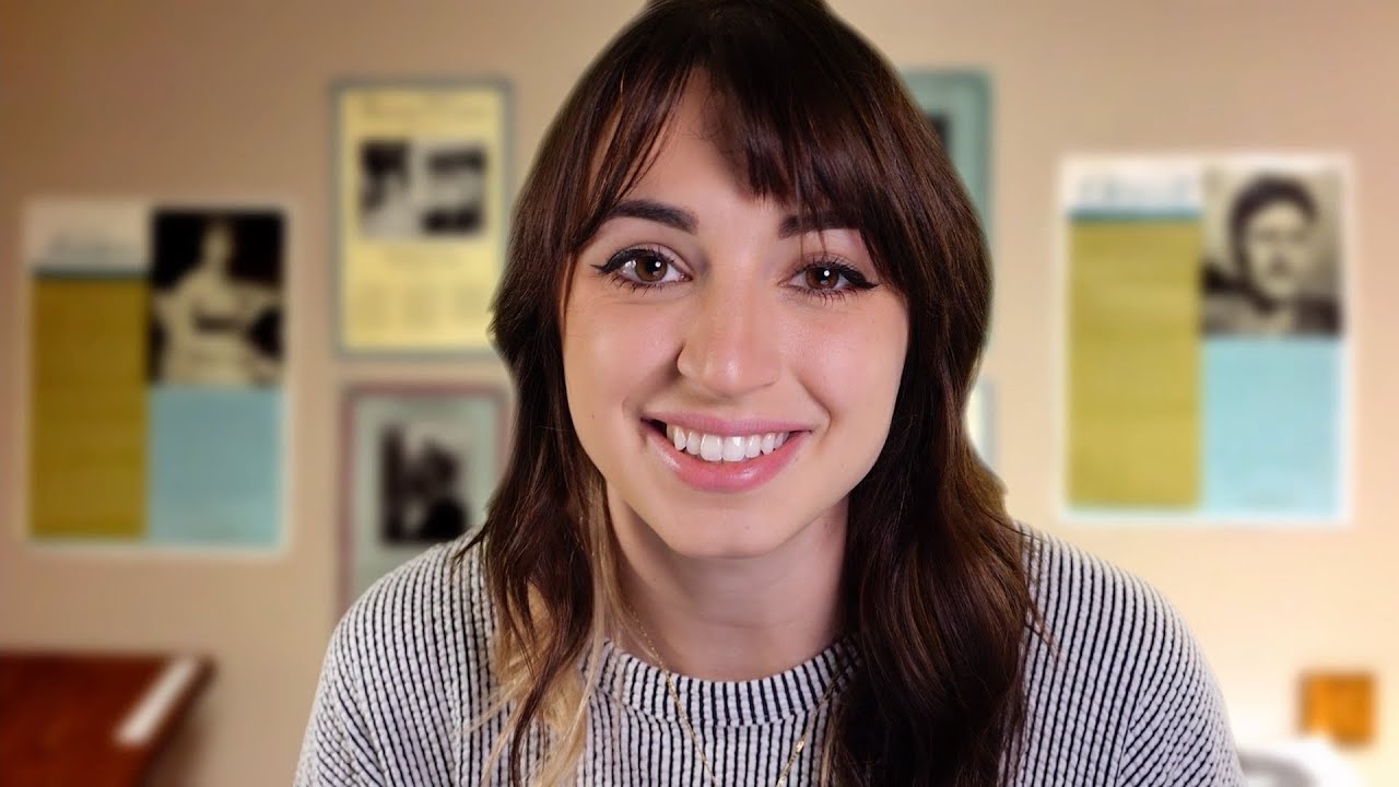 ASMR | Teacher Helps You with Grammar Test (over the shoulder POV)