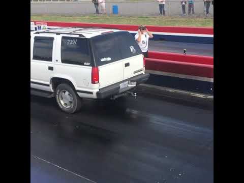 Running 99 Tahoe at Farmington Dragway