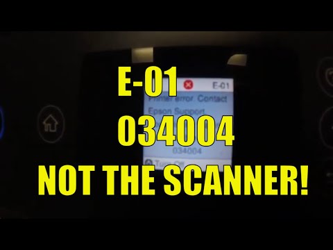 Yet Another Epson 034004 Error Fix - NOT A SCANNER ISSUE