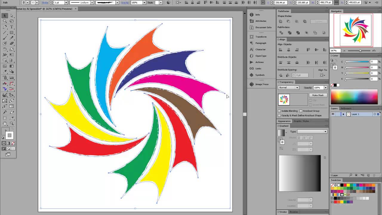 Adobe Illustrator CS6 Simple Cool New Logo Tutorial