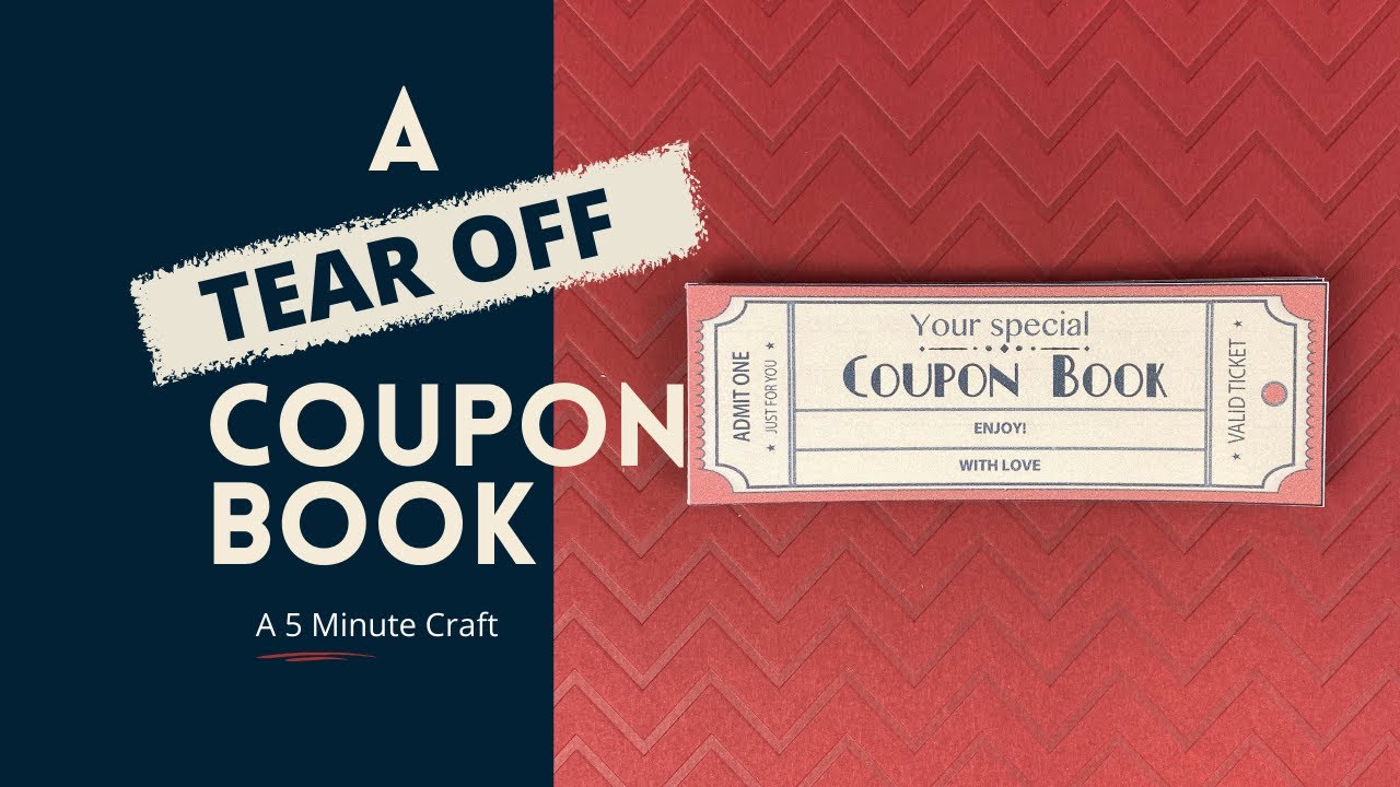An Easy Coupon Book Tutorial