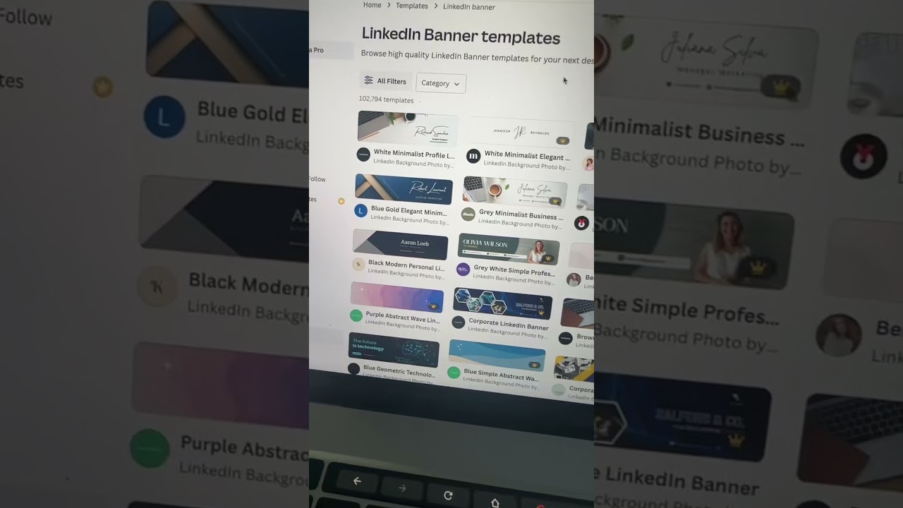 Don’t put your name in your linkedin banner!