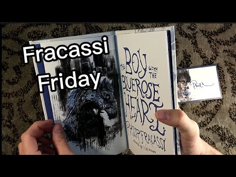 Unboxing The Boy With the Blue Rose Heart by Philip Fracassi - Hybrid Sequence Media Signed Book