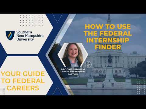 How To Use The Federal Internship Finder