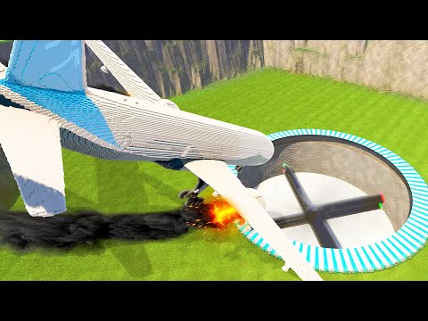 Plane CRASHES Into Mega Blender - Teardown Mods Gameplay