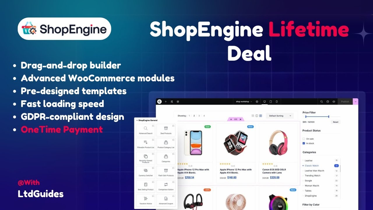 ShopEngine Lifetime Deal - The Most Advanced WooCommerce Plugin on AppSumo