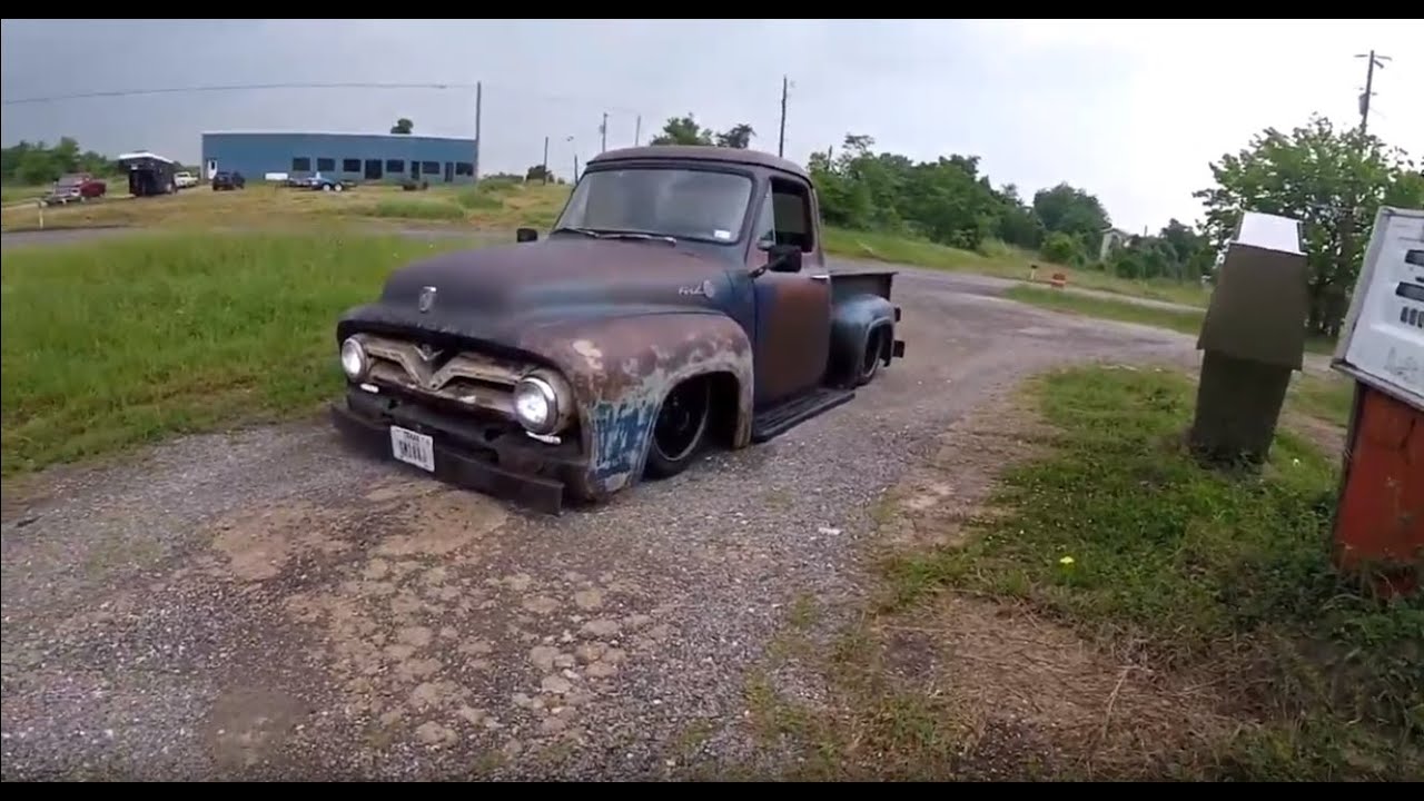 OLD DIXIE 1955 F100 GETS Z28 STEERING BOX