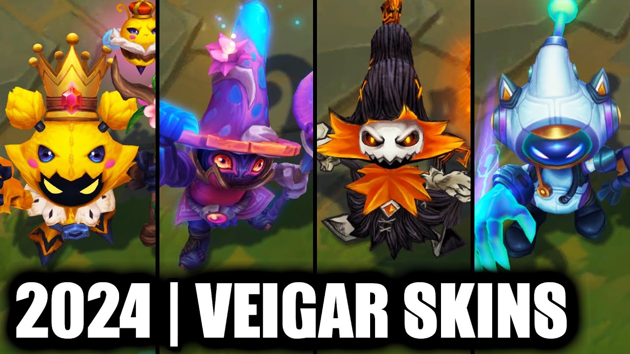 ALL VEIGAR SKINS SPOTLIGHT 2024 | League of Legends