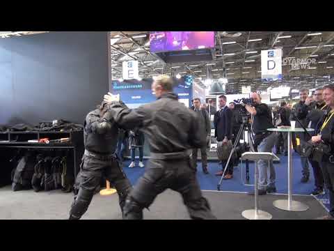 MK Technology Riot Control Tactics and Gear Demonstration At Milipol Paris 2019  | BodyArmorNews.com
