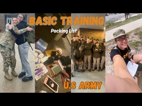 ARMY BASIC TRAINING PACKING LISTS 2024 | WHAT YOU ACTUALLY NEED