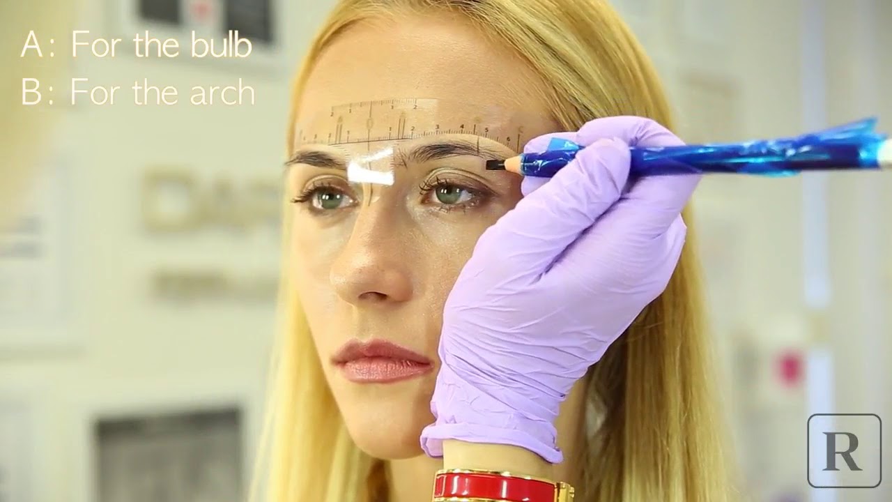 Usando a régua  adesiva -  Rei do Tebori