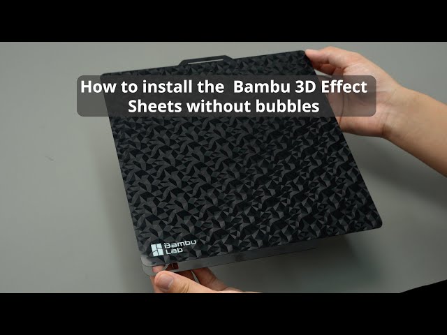 Bambu 3D Effect Sheet - WayTo3D , 3D Printers and Accessories at Best ...