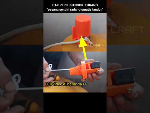 pemasangan radar otomatis tandon #pvc #paralon #pipa #tukang #ide #kreatif #engineering