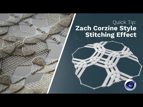 Complex Stitching Effect - Tutorials - Blog - C4Dzone