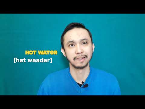 How to pronounce water? | Australian, English, Cockney, American, Irish, Scottish accents.