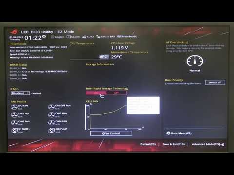 How to Enable & Disable Intel Rapid Storage Technology on ASUS ROG Maximus Z790
