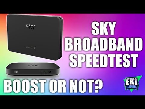 Sky Broadband - Sky Boost? Is it worth it? Speed Test