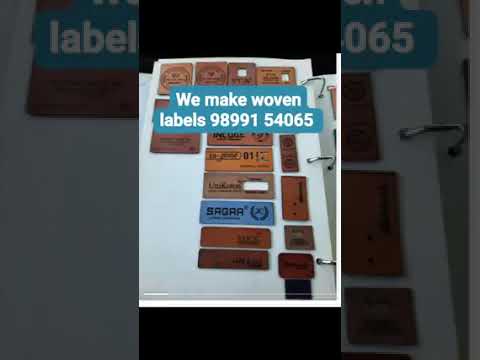woven label | How to make a label for clothes | woven labels for clothing