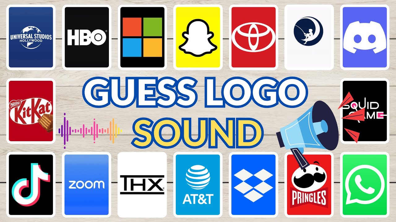 Guess Logo Sound | Pac-man, Snapchat, Zoom, Discord | Quiz Mastery