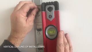 Garage wall storage installation - plastered wall - StoreWALL Australia