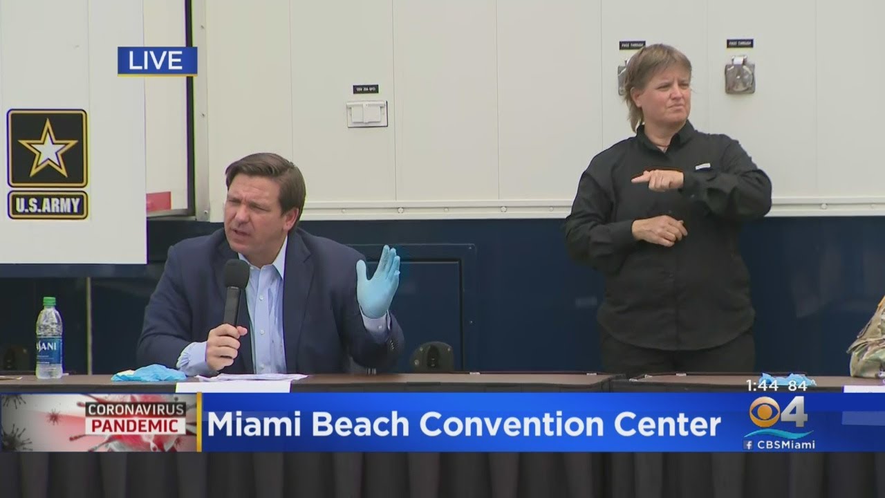 WEB EXTRA: Florida Governor Ron DeSantis Holds Press Conference In Miami Beach