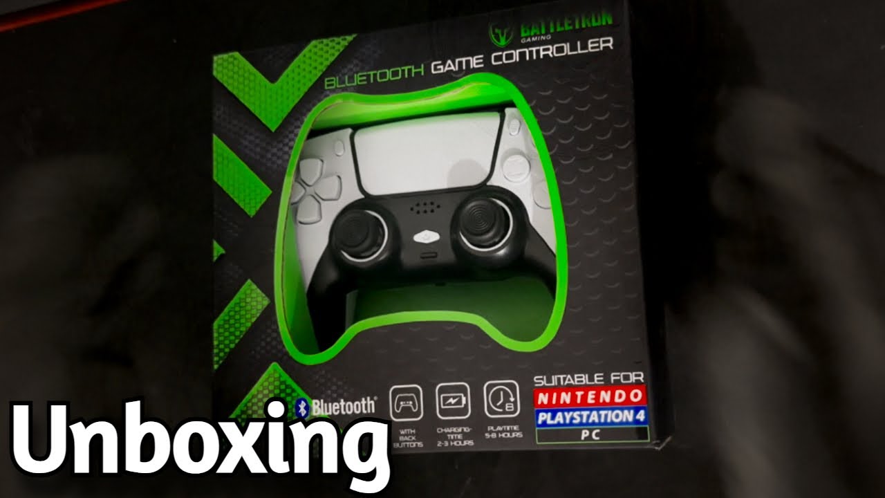 Battletron Multi Platform PC, Nintendo & Playstation Bluetooth Controller - Unboxing