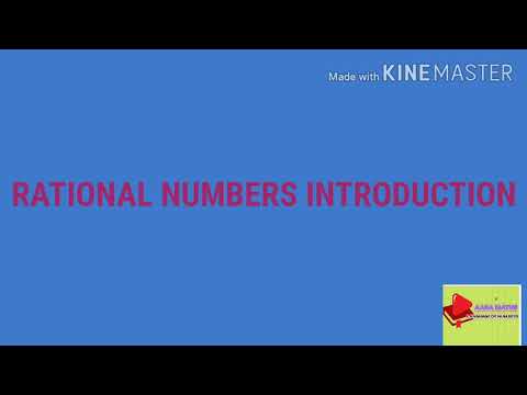 Rational numbers introduction in Tamil