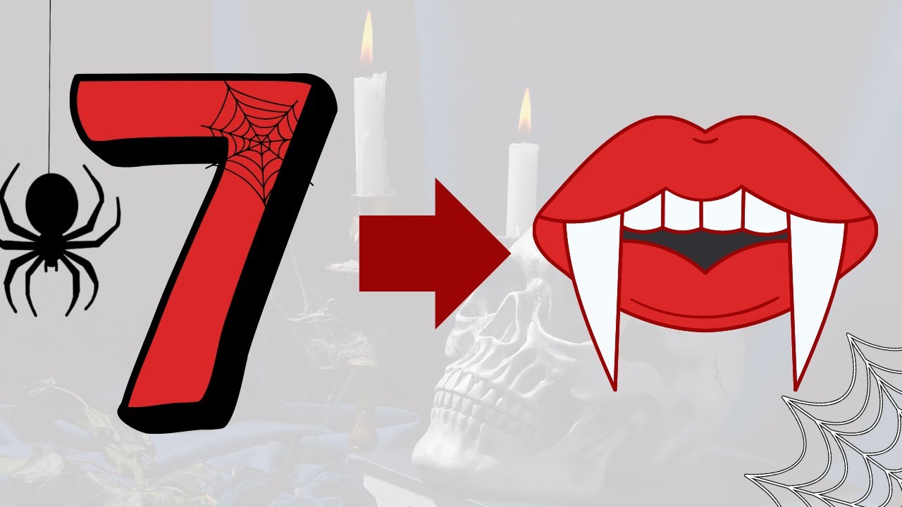 Halloween lips drawing: how to draw lips with vampire teeth
