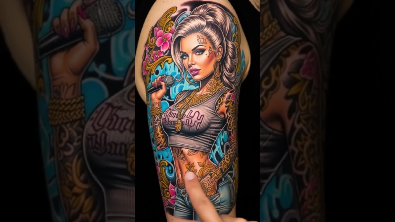 Tattoo pinup ideas #hiphop #tattoo #pinup #tattooideas #DreamScreenAI