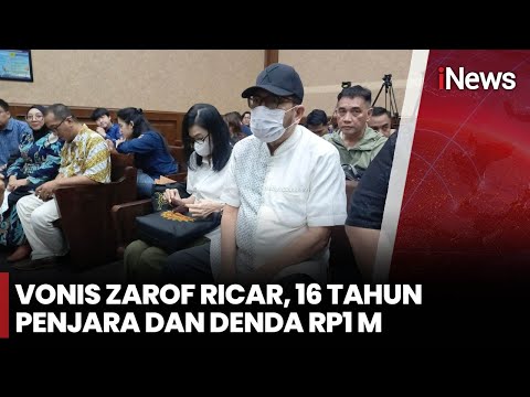 Terima Gratifikasi Rp915 M & Emas 51 Kg, Zarof Ricar Divonis Denda Rp1 Miliar | iNews Today | 19/06