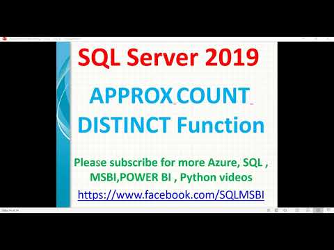 Learn SQL 2019 New Features | Approx Distinct Count in sql 2019 | what s new in sql 2019 - Mind ...