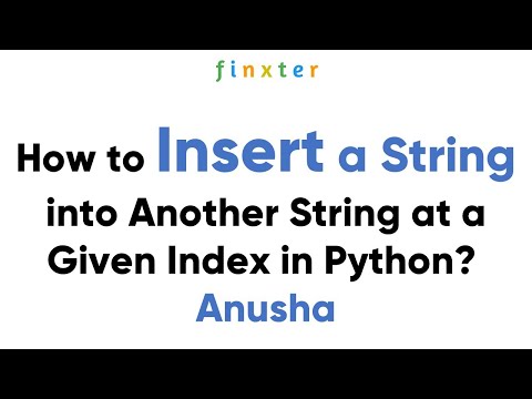 How to Insert a String into Another String at a Given Index in Python?