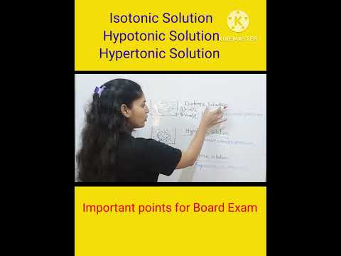 Isotonic Solution #cbseclass12 #upboardclass12 #chemistryclass12 #science
