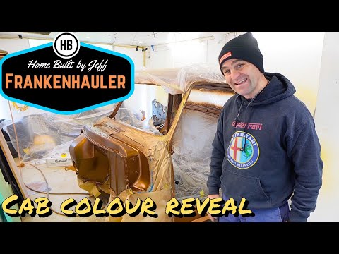 Cab colour reveal - 1954 Ford F600 Car Hauler Build part 44