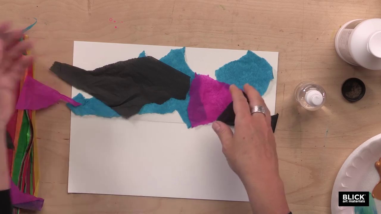 Abstract Pressed Landscape- Lesson Plan