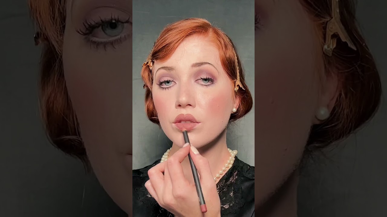 1920s makeup! Great Gatsby Inspired!!! #makeuptutorial #makeup #vintagestyle