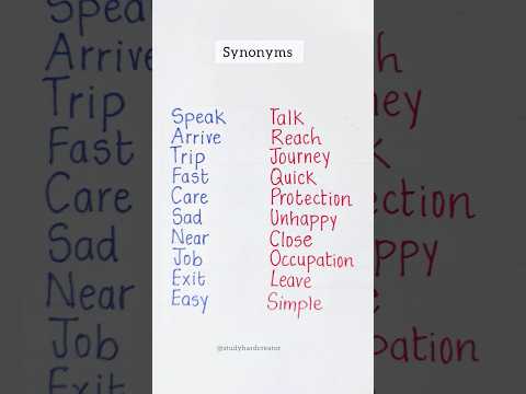 useful synonyms you should learn ✅