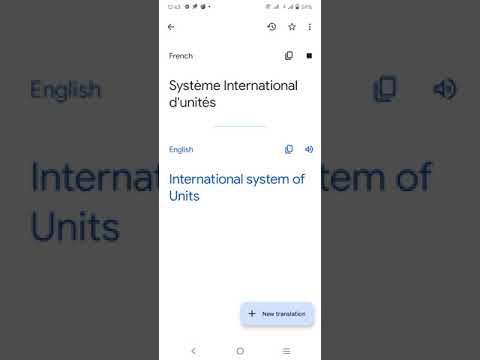 The Pronunciation of International System of Unit in French